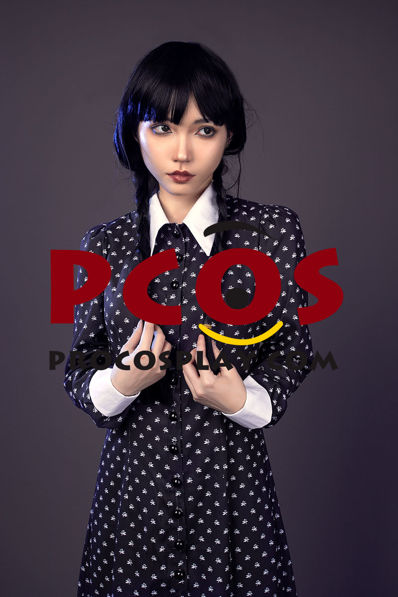 【Flash Sale】 TV Series Wednesday Wednesday Addams Cosplay Dress C02960 ...