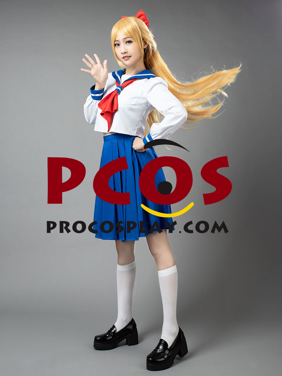 Ready to Ship Sailor Moon Sailor Venus Minako Aino Cosplay School ...
