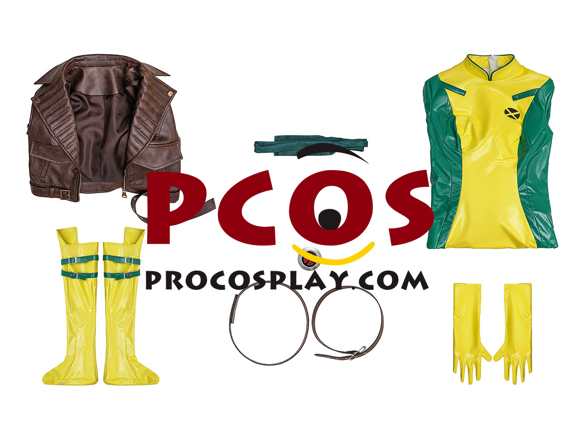 X-Men Rogue Anna Marie Cosplay Costume C09262 Comic Version - Best ...
