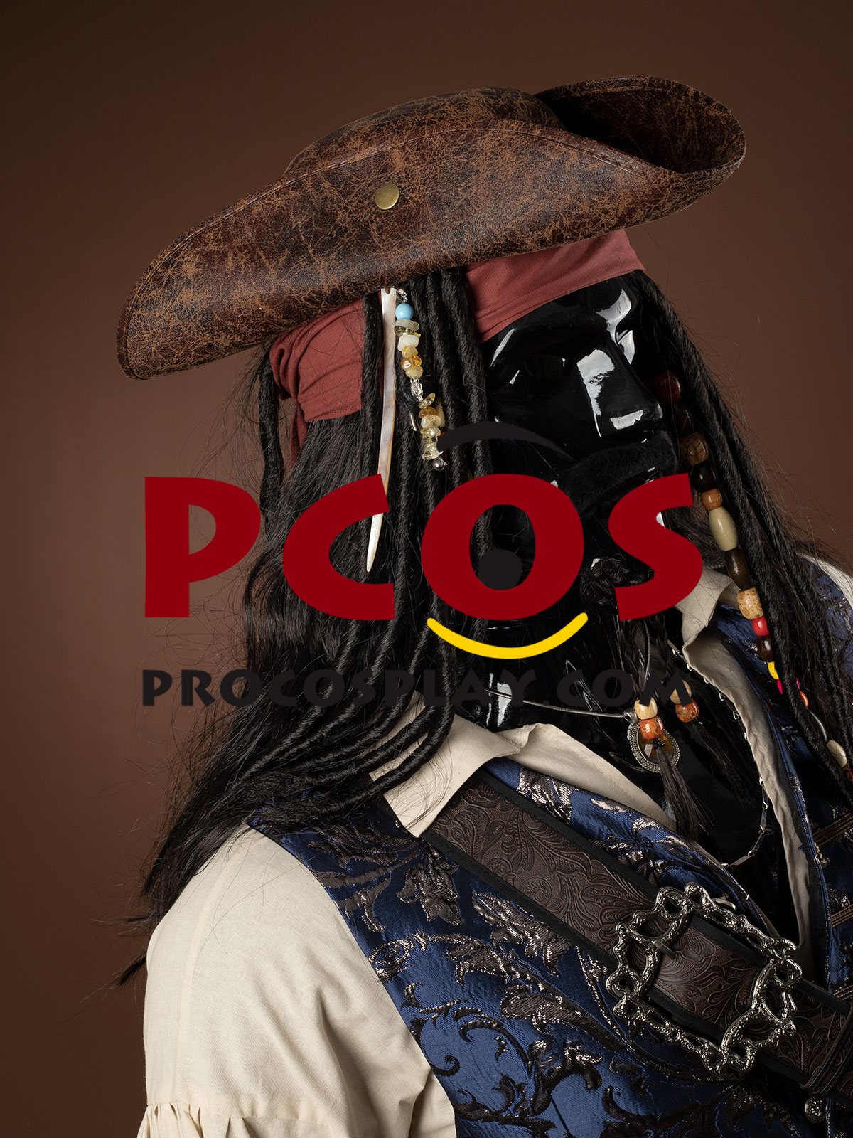 Pirates of the Caribbean 5 Captain Jack Sparrow Cosplay Costume C09129 ...
