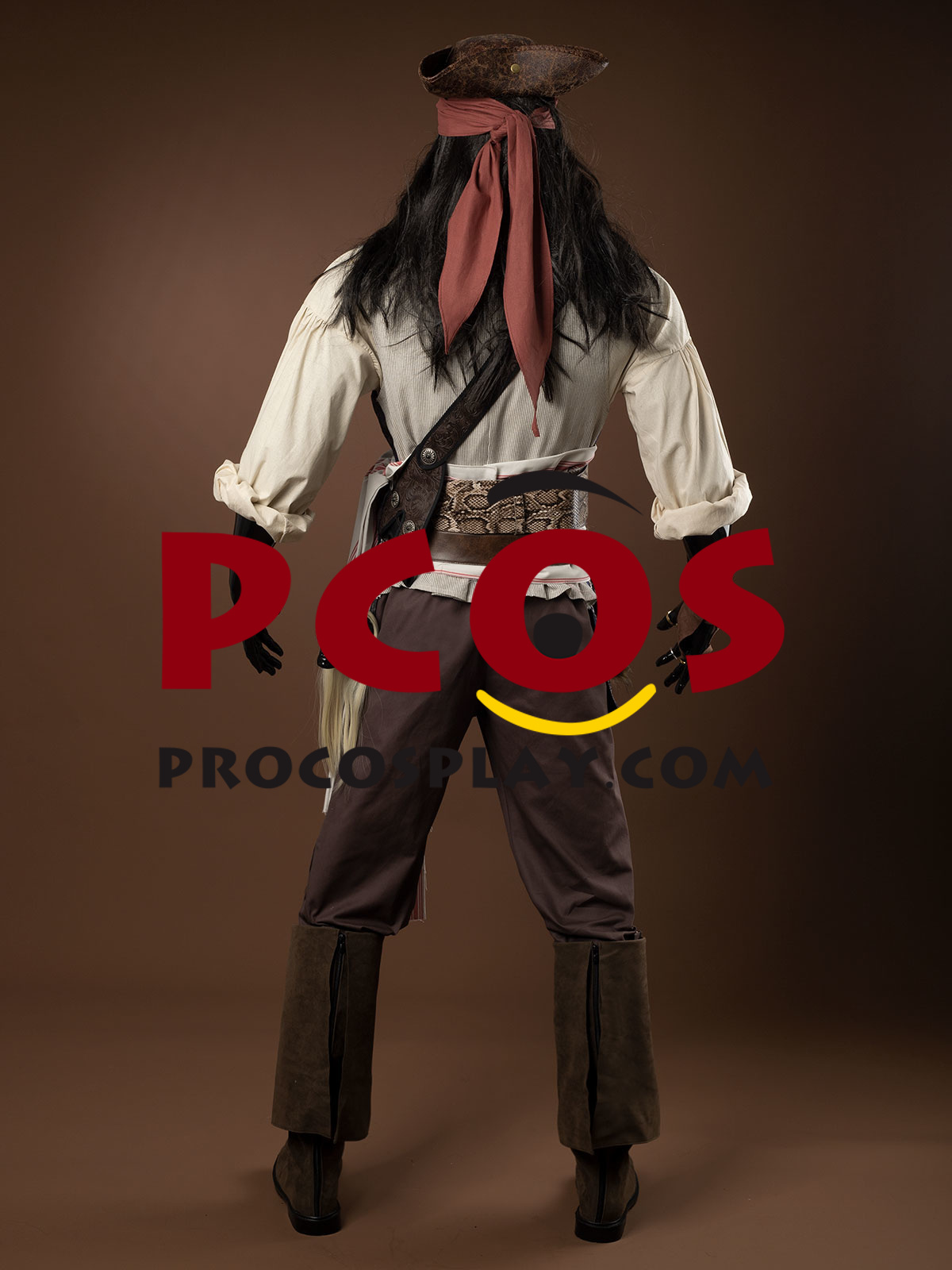 Ready to Ship Pirates of the Caribbean 5 Captain Jack Sparrow Cosplay ...