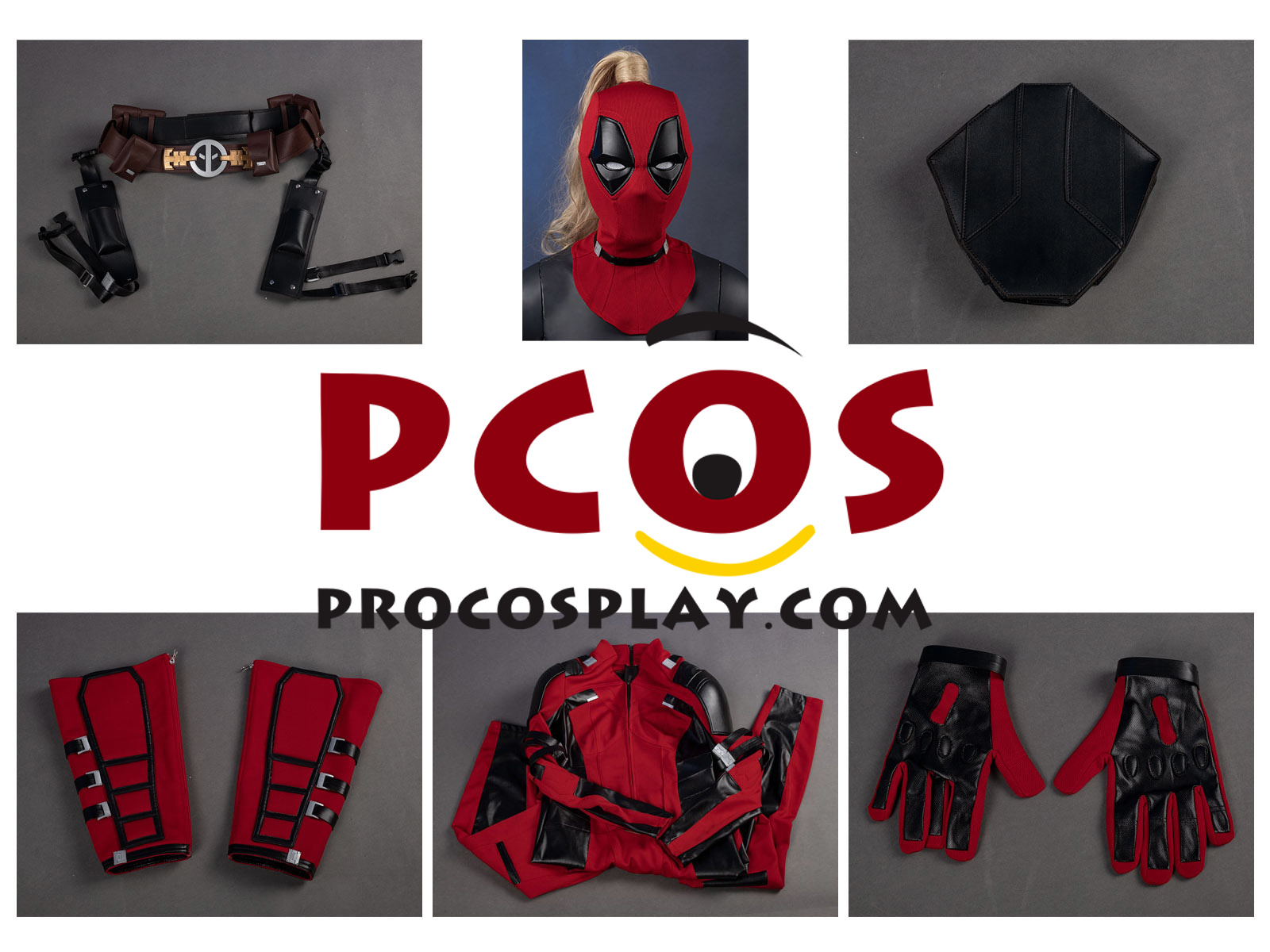 Deadpool 3 Deadpool & Wolverine Lady Deadpool Wanda Wilson Cosplay ...