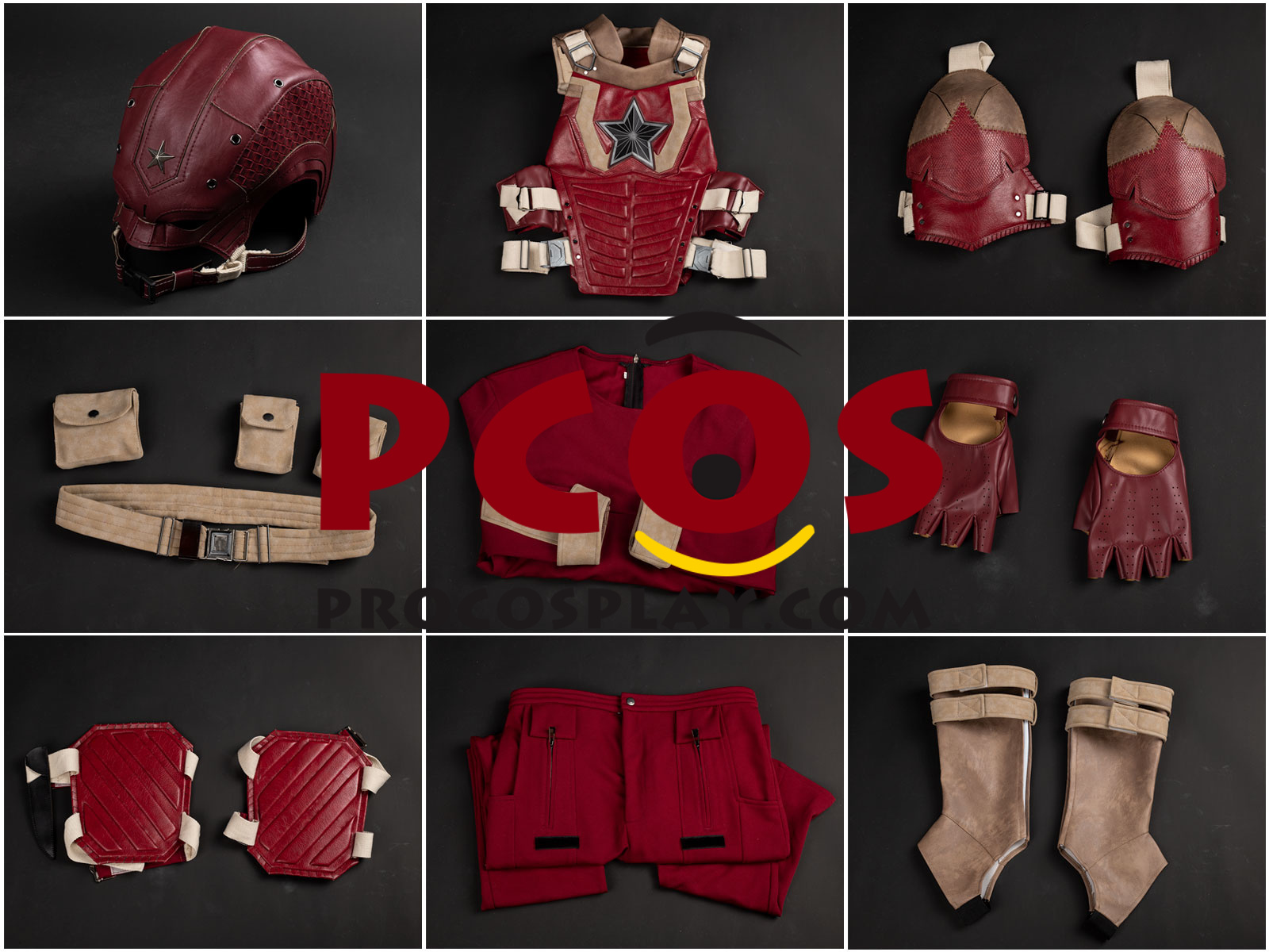 Thunderbolts Red Guardian Alexi Shostakov Cosplay Costume Two-piece ...