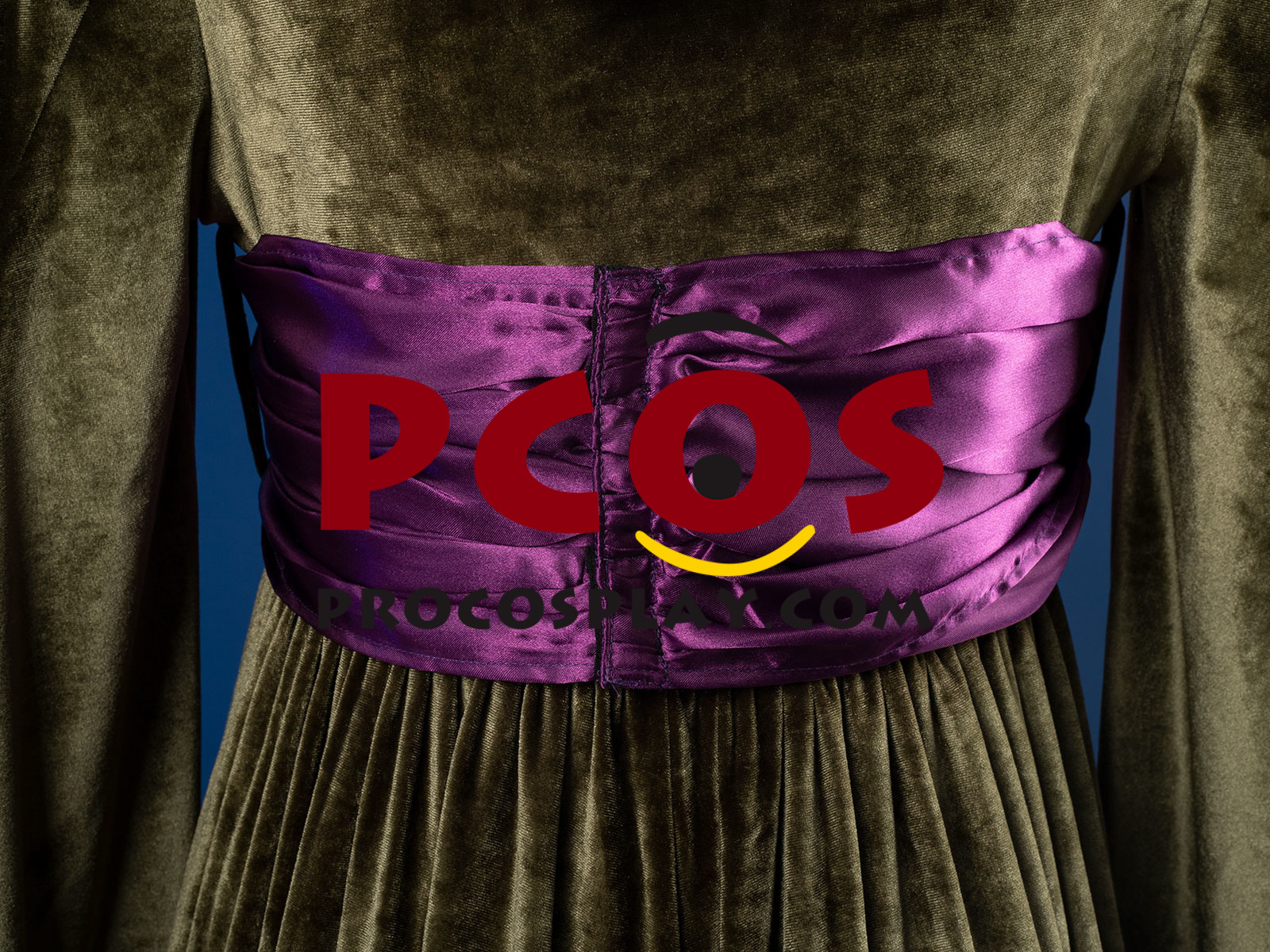 Revenge of the Sith Padme Naberrie Amidala Cosplay Olive Velvet Dress ...